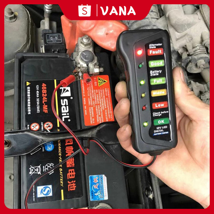 Jual Alat Cek Kondisi Aki Mobil Motor 12V Tester Accu Pengecek Baterai ...