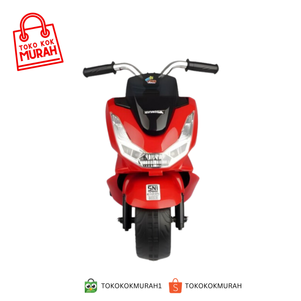 Jual Mainan Anak Motor Aki PMB K 612 C Honda PCX Mini Lisensi Resmi ...