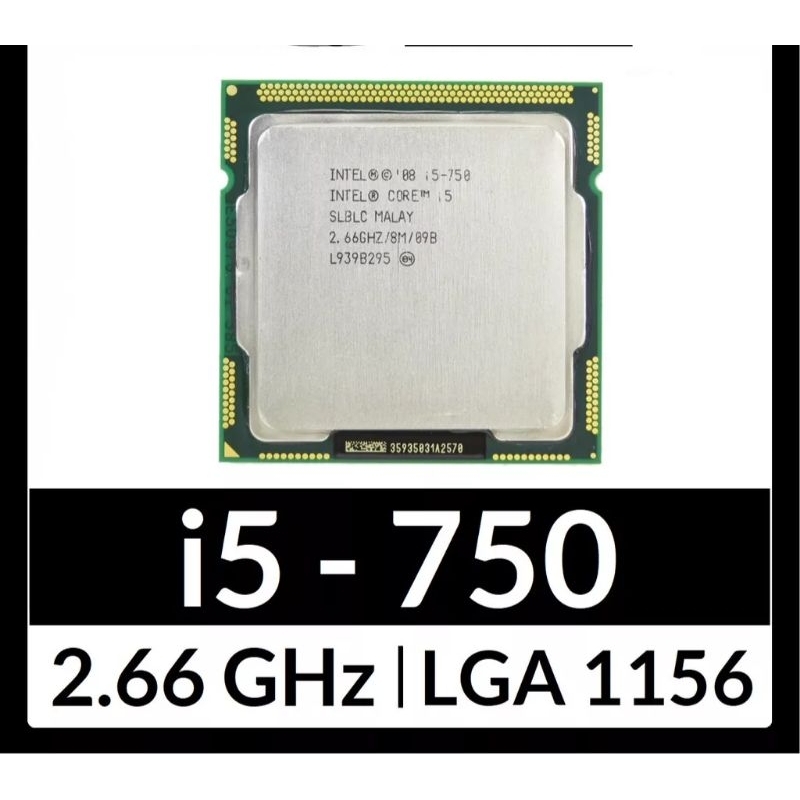 Jual PROCESSOR CORE I5 750 2.6GHZ LGA 1156 | Shopee Indonesia