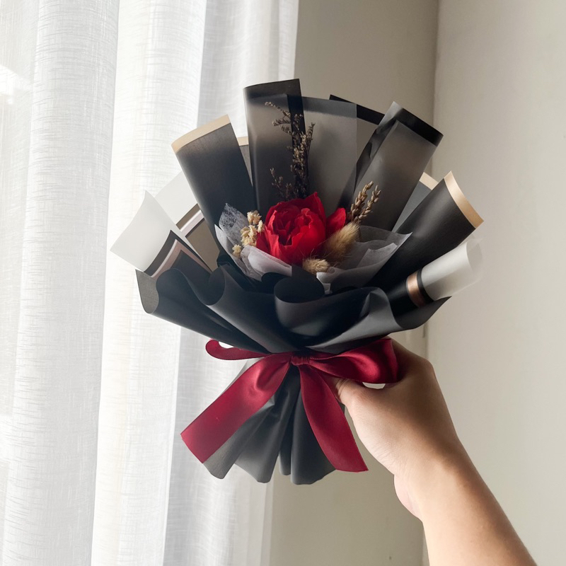 Jual [CHAT SBLM CO] HOMIEKADO Petite Photo Bouquet buket foto single ...