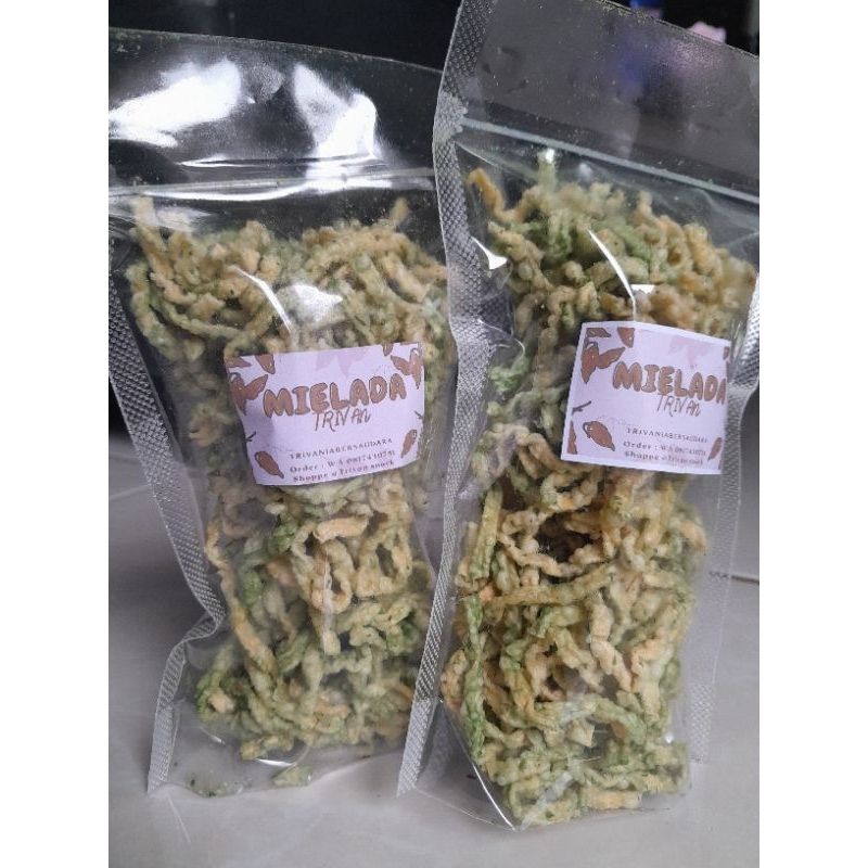 Jual Mie lada kriuk kres kremes renyah trivan rasa rumput laut (tidak ...