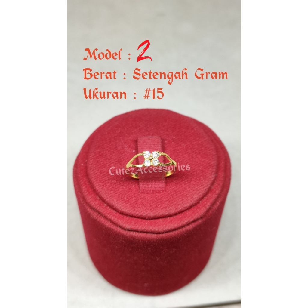 Jual Cincin Anak Remaja Emas Muda | Shopee Indonesia