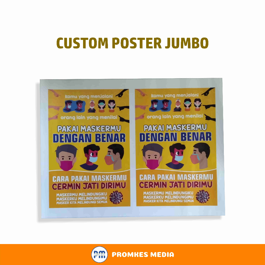 Jual Poster Custom, Poster Custom Besar, Custom Ukuran Poster Kesehatan ...