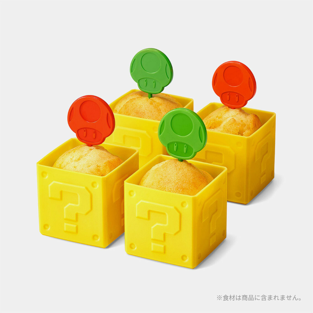 Jual Super Mario Home & Party Muffin Cup (Hatena Block) & Pick (Super ...