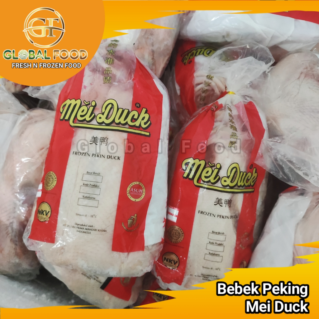 Jual Bebek Peking Berkualitas Merek Mei Duck (Jual per ekor 2,2 kg ...