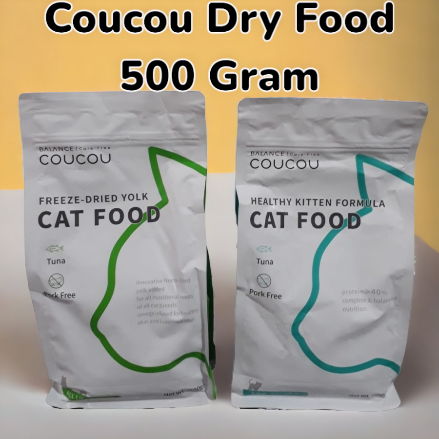 Jual COUCOU DRY CAT FOOD 500 GRAM Cou Cou adult Kitten & All Life ...
