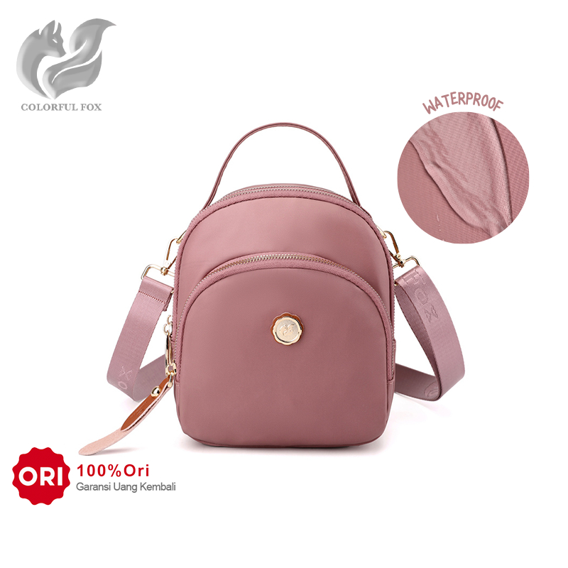 Jual COLORFUL FOX 2227 Tas Selempang Wanita Tas Ransel Wanita Sling Bag ...