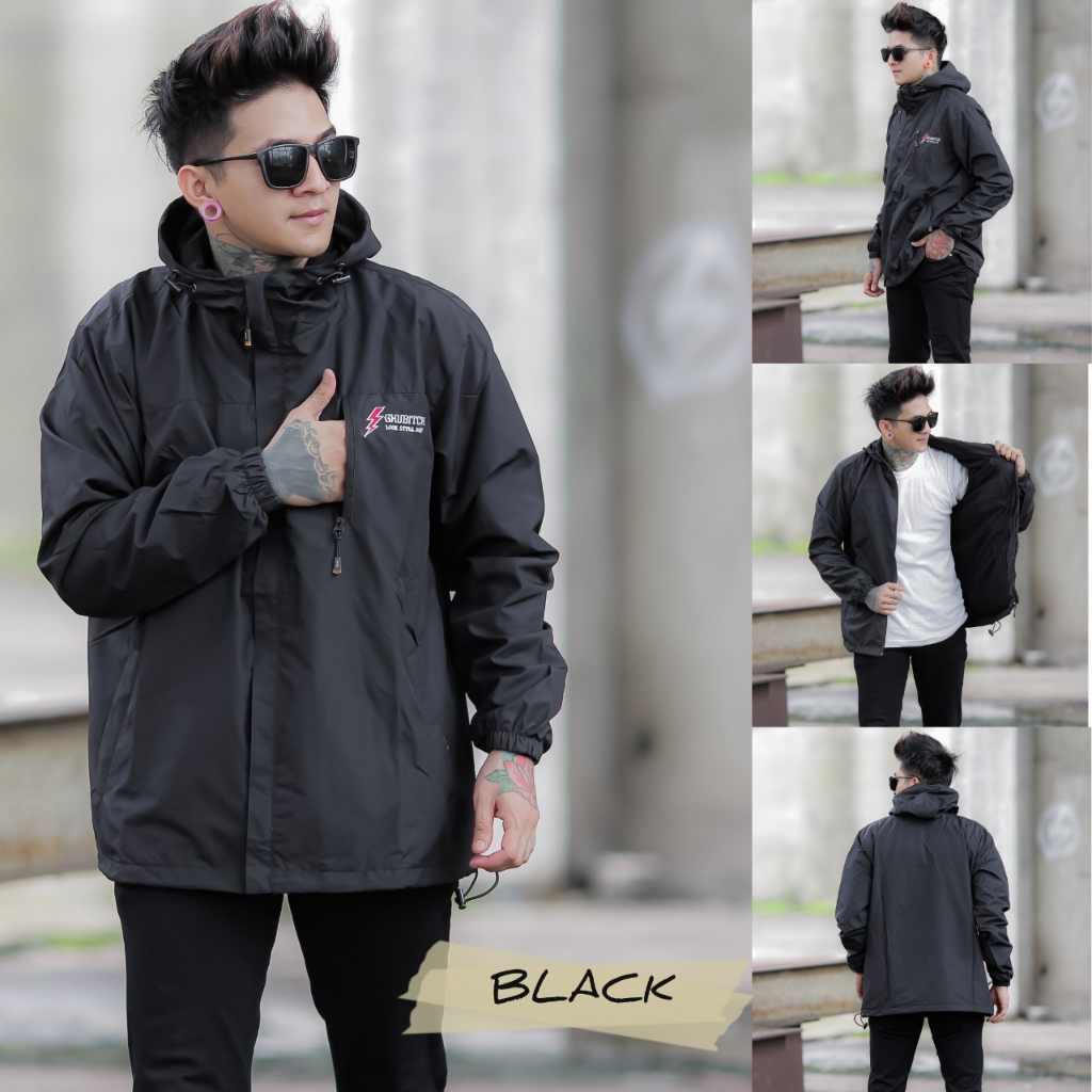 Jual JAKET PARKA SIMPLE ABU TUA 01 - JAKET PARKA OUTDOOR - JAKET GUNUNG ...