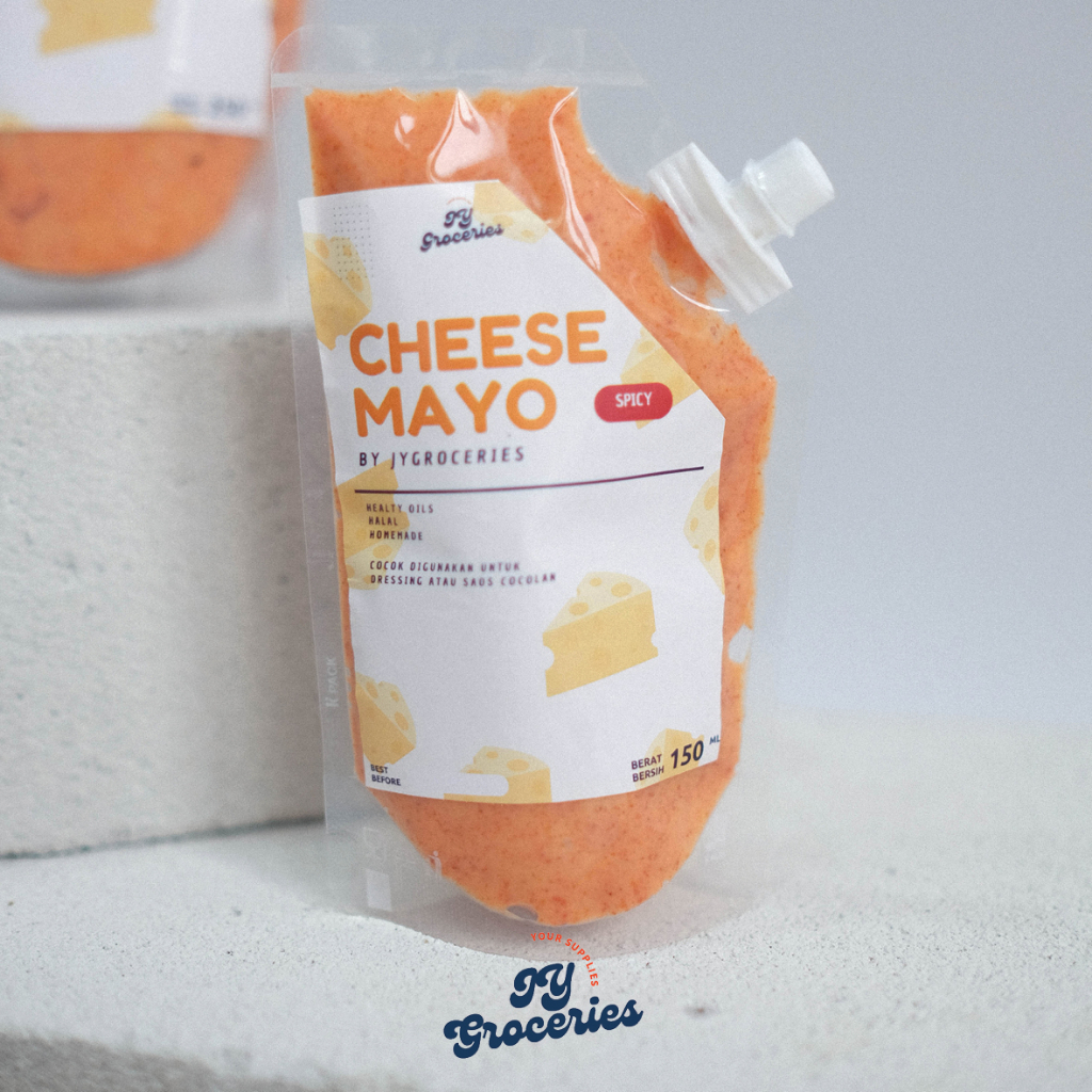 Jual Saos Saus Cheese Spicy Mayo Halal Sauce 250ml | Shopee Indonesia