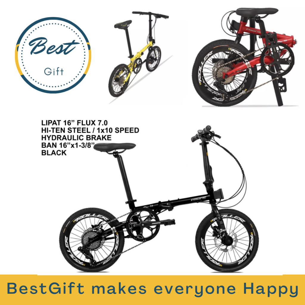 Jual PACIFIC BIKE SEPEDA LIPAT DEWASA FLUXX 7.0 16'' HI-TEN STEEL ...