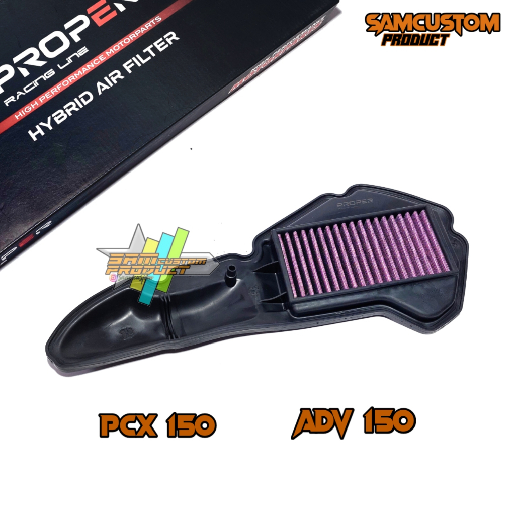 Jual FILTER UDARA HYBRID PROPER RACING LINE HONDA VARIO 160 PCX 160 ...