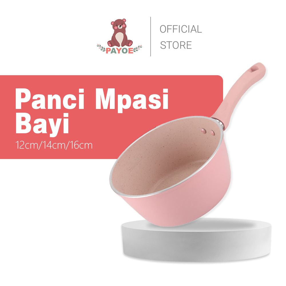 Jual PAYOE Panci Susu Rebus Mpasi Anti Lengket 121416Cm Milk Pot Panci ...