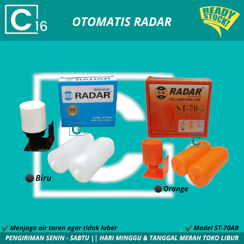 Jual Radar Pelampung Toren Bak Air Otomatis ST 70 AB Torrent ST70AB ...