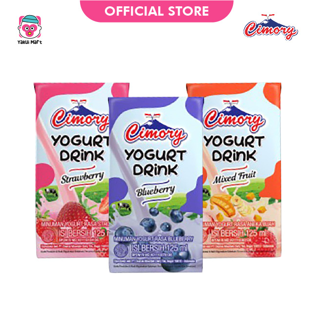 Jual ⭐YAKUI MART⭐ Cimory Yogurt Drink 125ml Minuman Yoghurt Blueberry Strawberry Mixfruit ...
