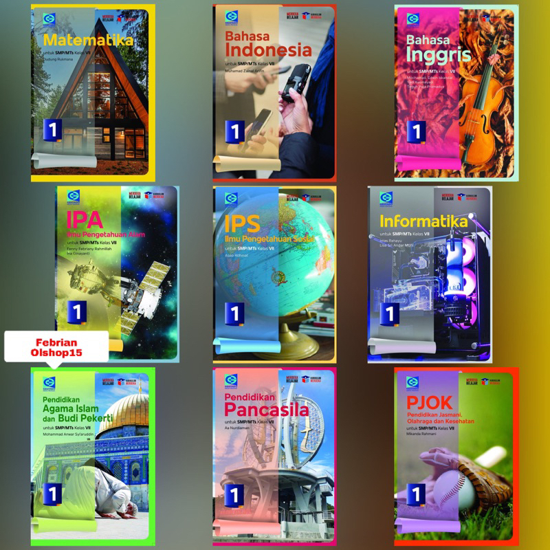 Jual BUKU PAKET KURIKULUM MERDEKA SMP/MTS KELAS 7 (VII) GRAFINDO MEDIA PRATAMA | Shopee Indonesia