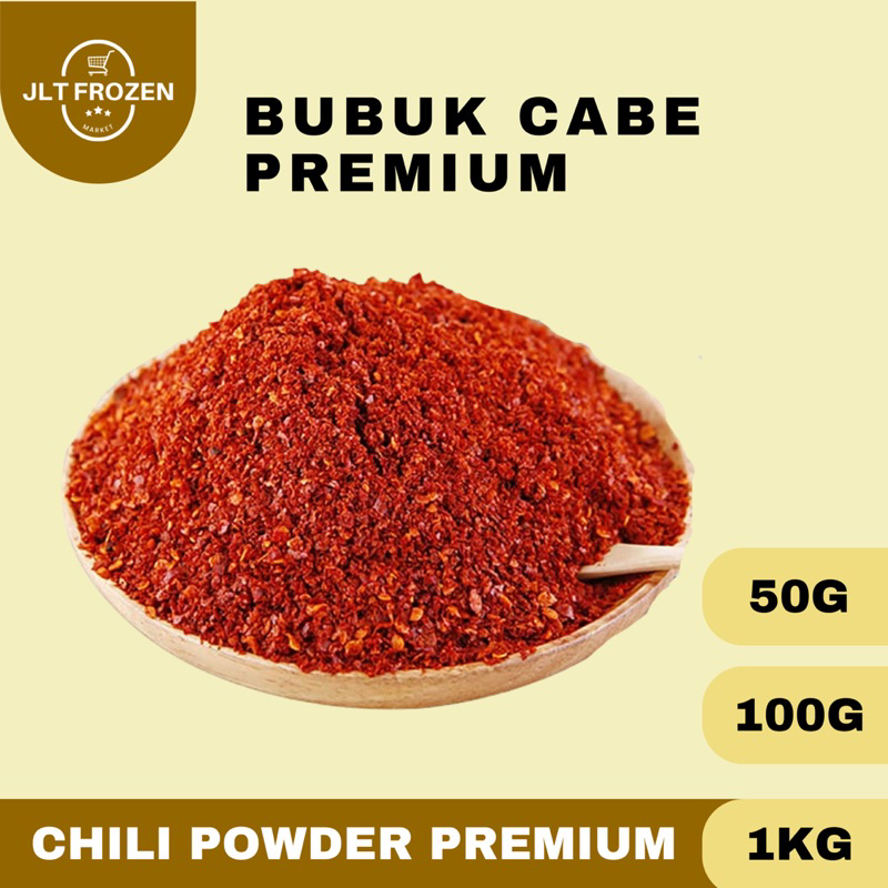 Jual Chili Powder / Bubuk Cabai Halus / Cabe Bubuk Premium Bersih - 50g ...