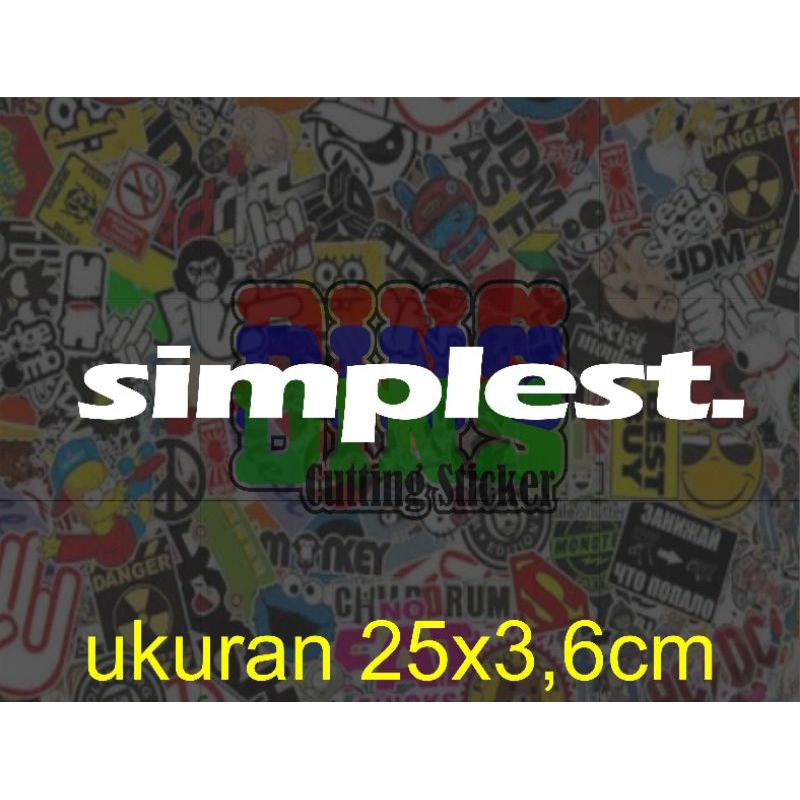 Jual stiker simplest./sederhana | Shopee Indonesia