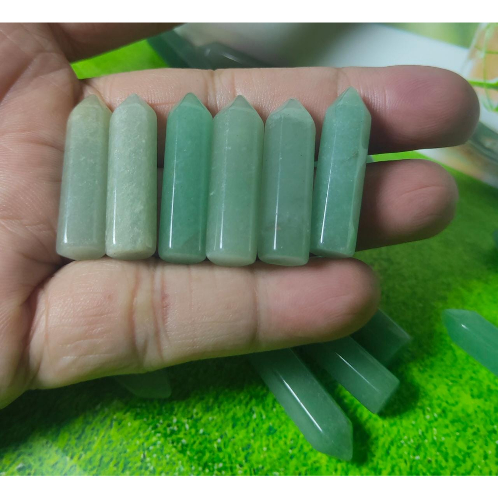 Jual Natural Green Aventurine Mini Pointer 3,5 cm (harga per pcs) | Shopee Indonesia