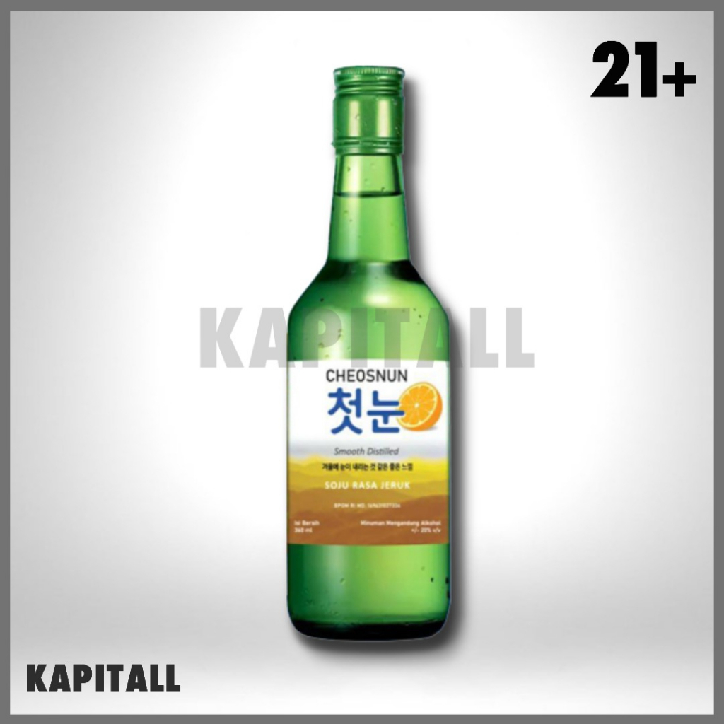 Jual SOJU CHEOSNUN ORANGE 360ml | Shopee Indonesia
