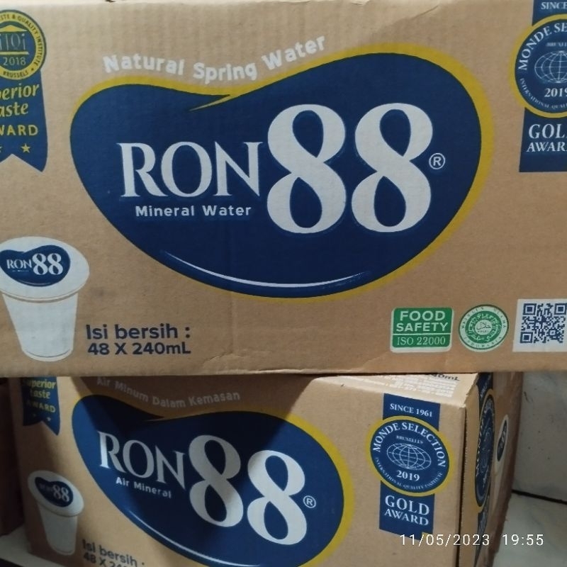 Jual Ron 88 gelas 200ml 1 dus 48 pcs | Shopee Indonesia