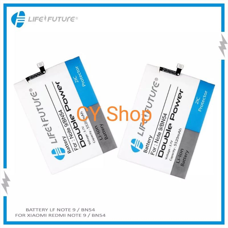 Jual Baterai LIfe Future Xiaomi Redmi Note 9/BN54 Double Power | Shopee ...