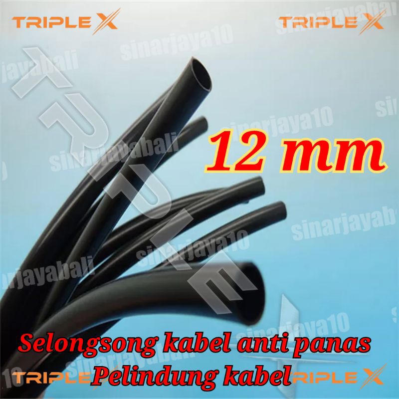 Jual selang pembungkus kabel selongsong kabel anti panas pvc tube karet pelindung cable mobil ...