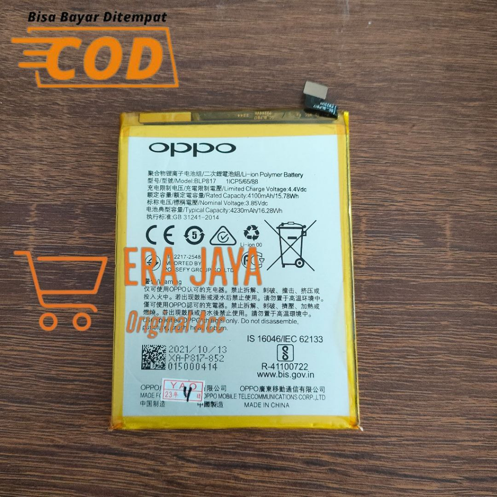 Jual Batre Baterai Hp Original Oppo A15 2020 CPH2185 / Opo A15s CPH2179 ...