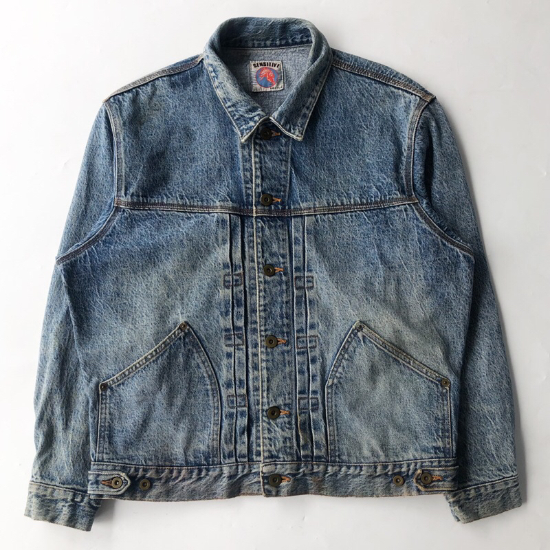 Jual 70's Bobson USA "Sensitive" Blue bell Trucker Jacket | Shopee ...