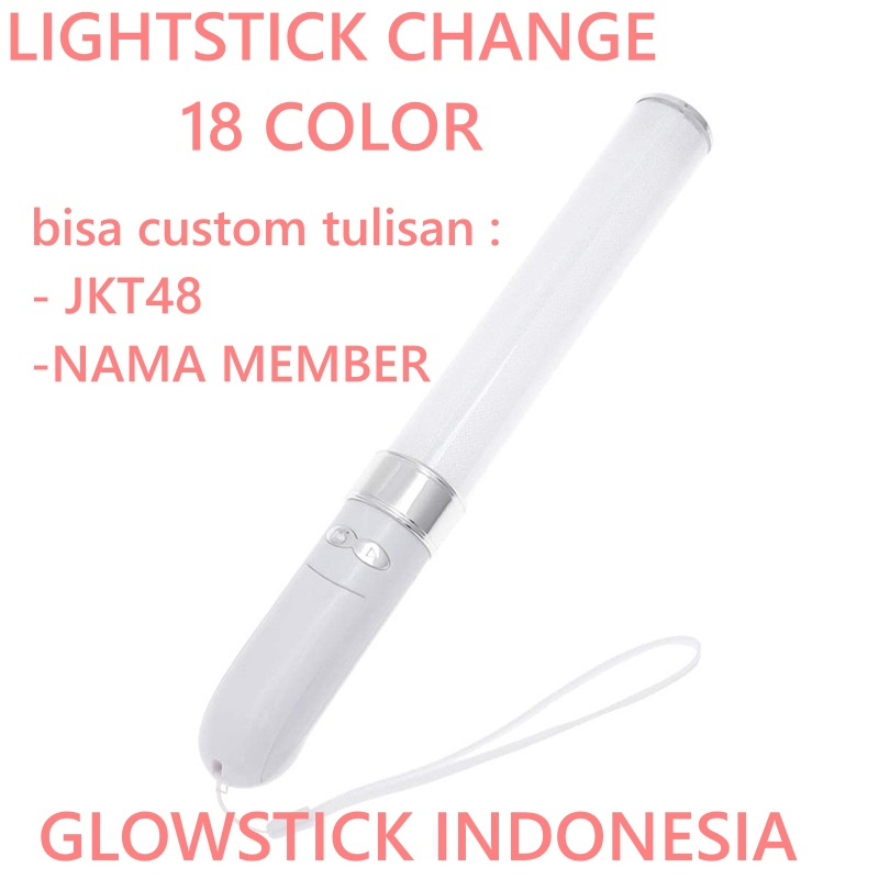 Jual Lightstick / Light Stick JKT48 AKB48 Change Color 18 Warna ...