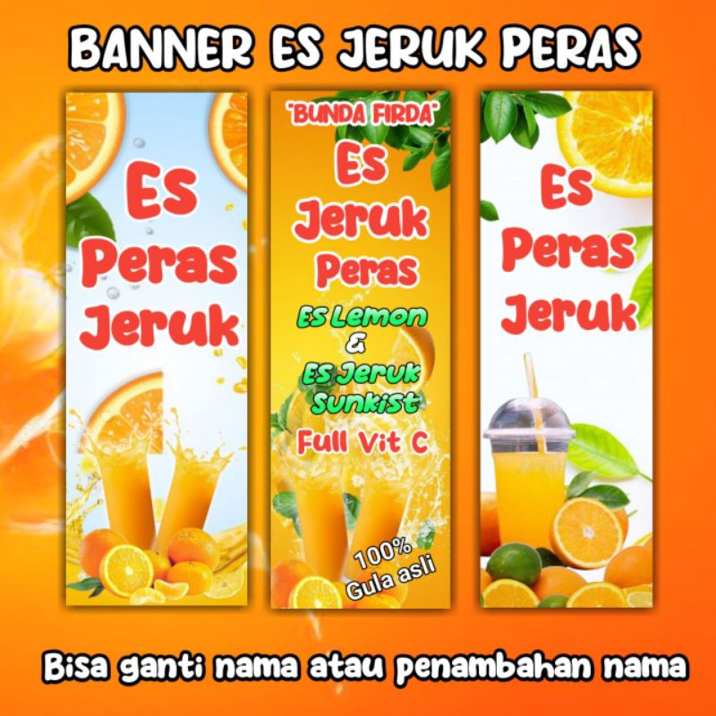 Jual BANNER/SPANDUK ES JERUK PERAS | Shopee Indonesia