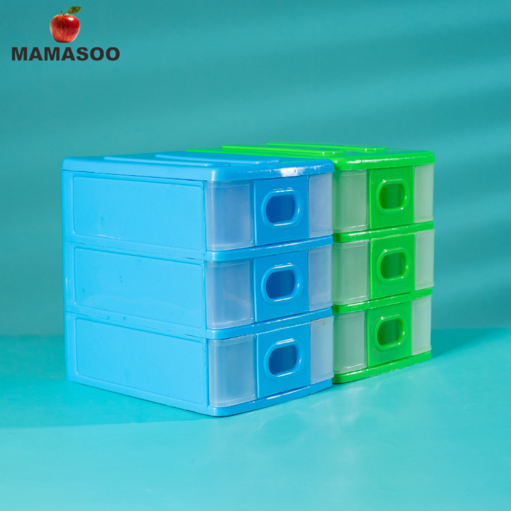 Jual MAMASOO Mini Container/Laci Mini 3 Susun/Laci ATK | Shopee Indonesia