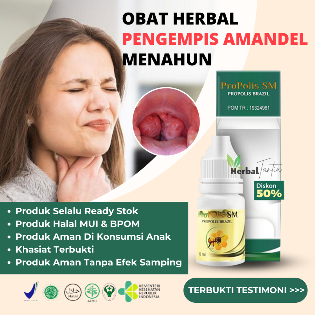 Jual Obat Amandel Akut/Pengempes Amandel/Amandel Bengkak Sebelah ...