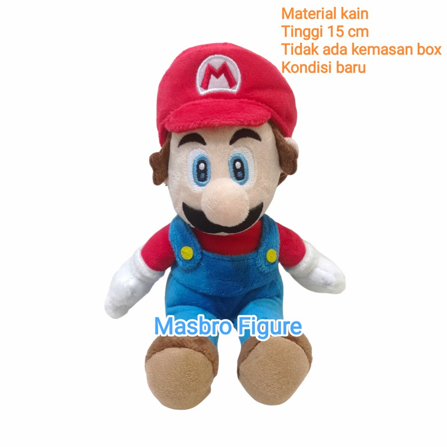 Jual Boneka Super Mario Bros MARIO Plush Doll Disneyland Hong Kong 15 ...