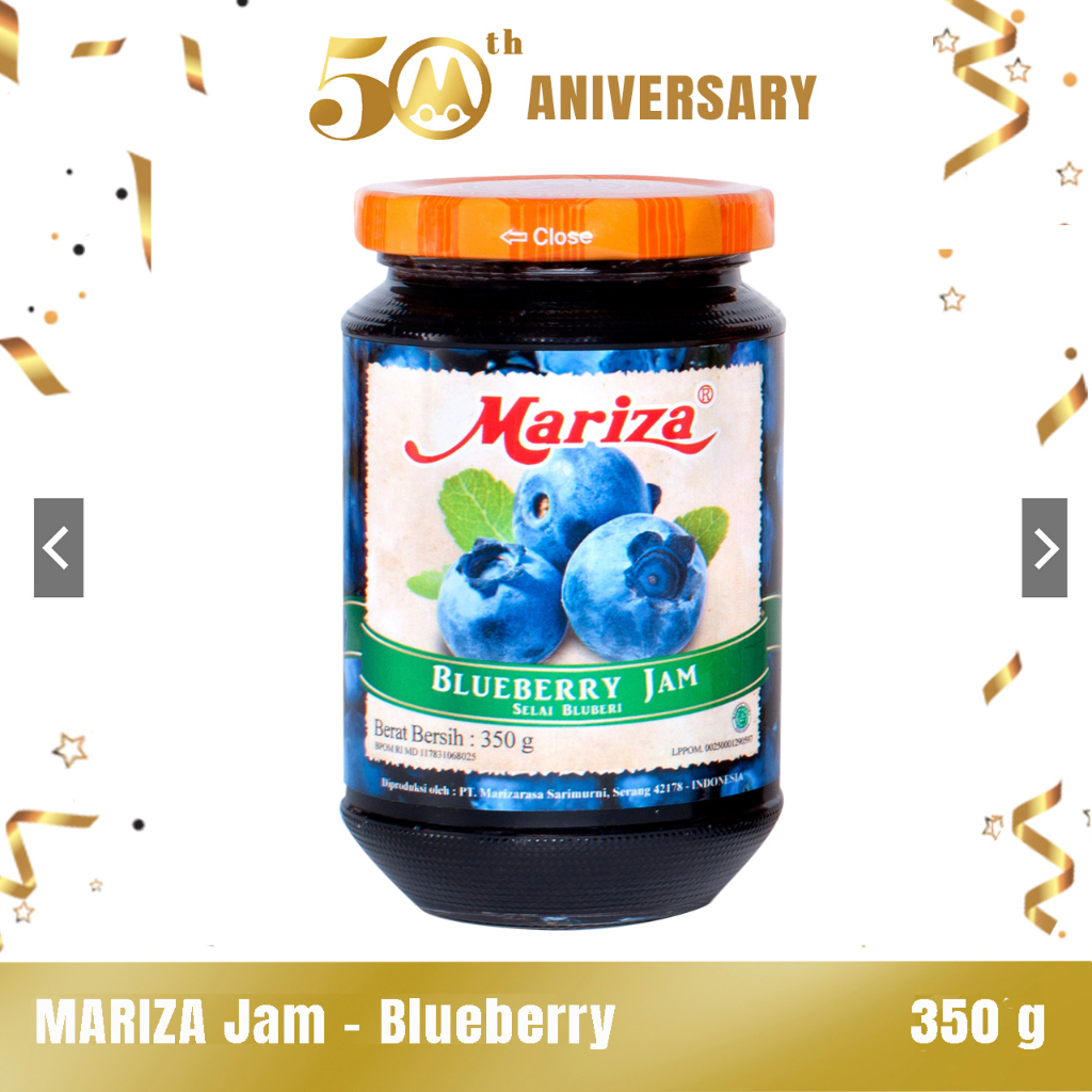 Jual JM 234 - Mariza Blueberry Jam 350gr | Shopee Indonesia
