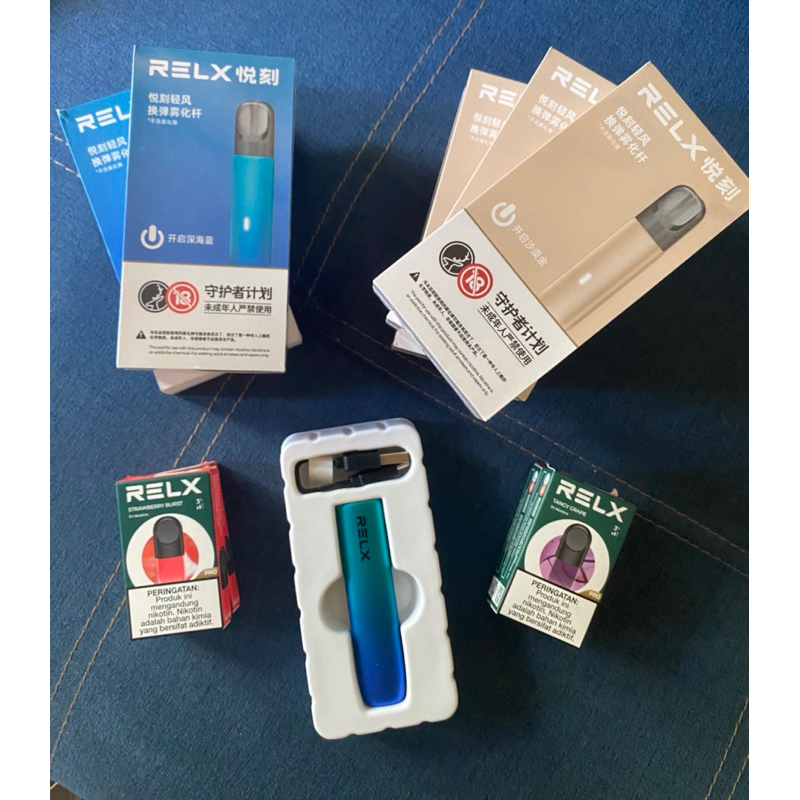 Jual RELX pods essential infinity bundling package device + refill ...
