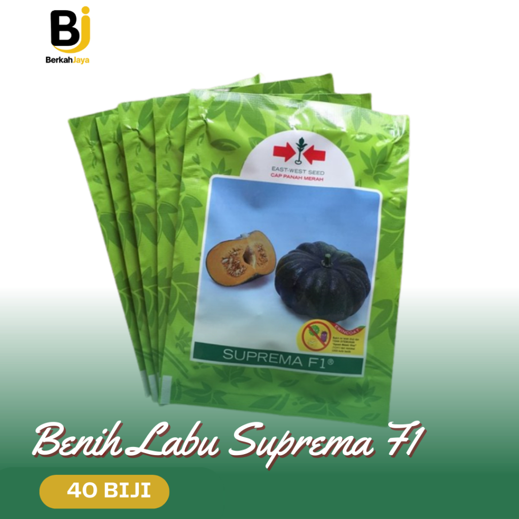 Jual Benih Labu Suprema F1 isi 40 Biji Bibit Labu Kuning Panah Merah I ...