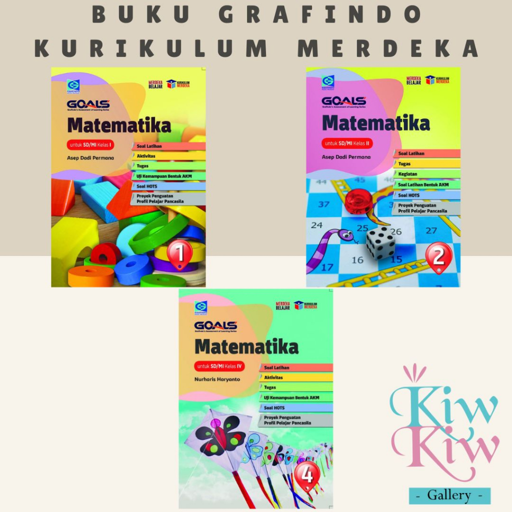 Jual Buku GOALS Matematika Kelas 1, 2, 3, 4, 5, 6 SD/MI Kurikulum Merdeka - Grafindo | Shopee ...