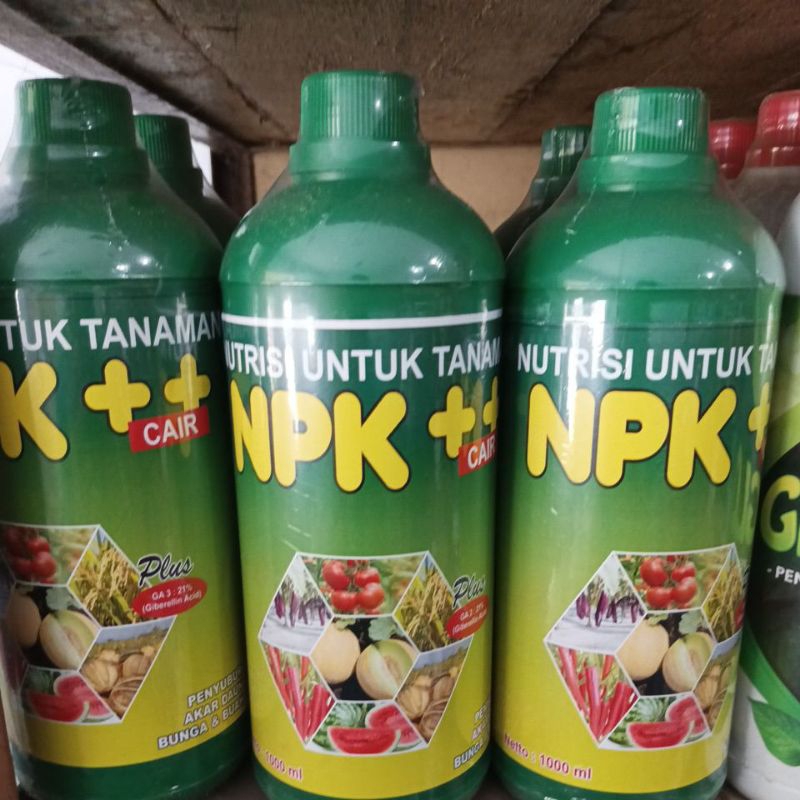 Jual Pupuk NPK cair plus ZPT perangsang pertumbuhan (1 liter) | Shopee Indonesia