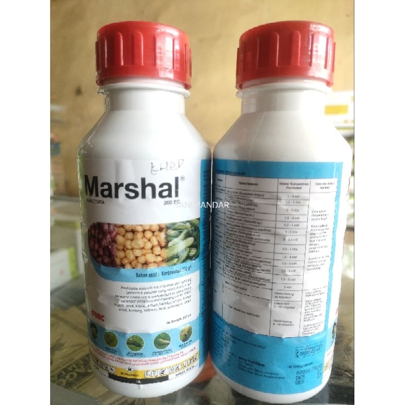 Jual INSEKTISIDA MARSHAL MARSAL 200 EC ISI 500 ML ORIGINAL | Shopee ...