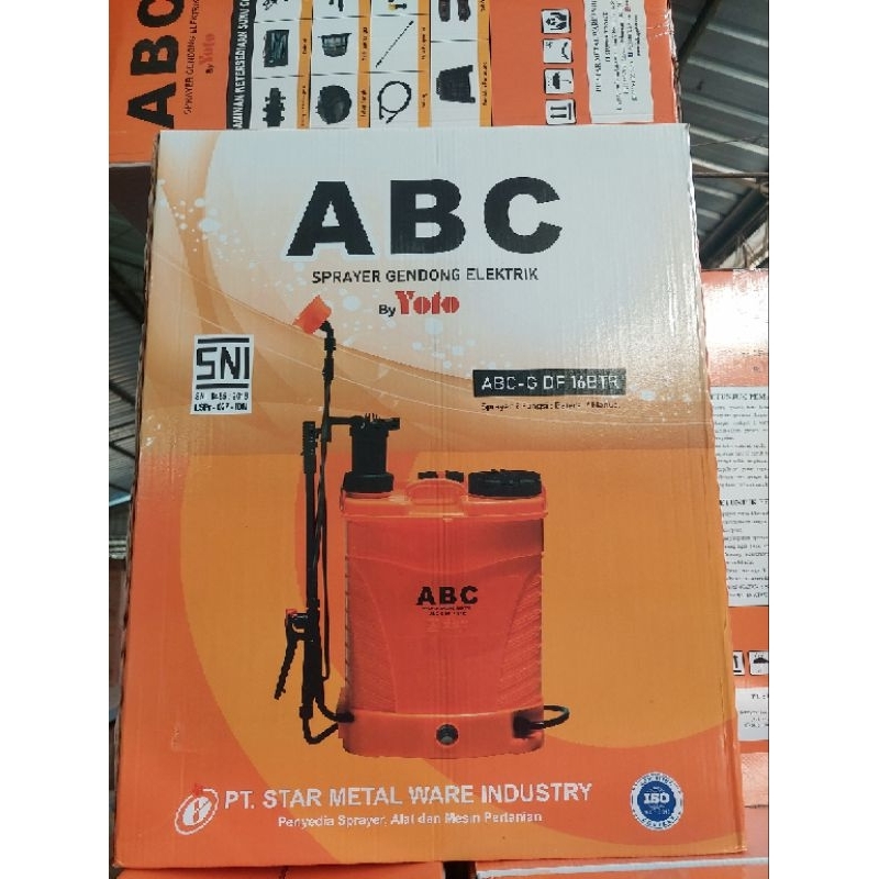 Jual Tangki Alat Semprot ABC / Sprayer Elektrik Manual - 16 L Double ...