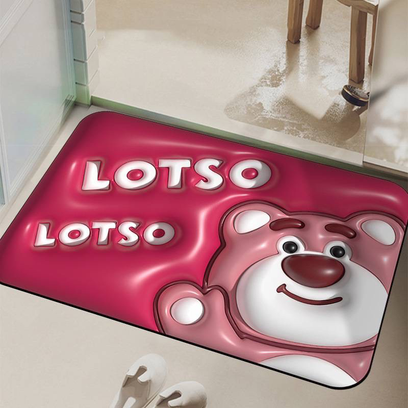 Jual Keset Diatomite 3D Bentuk Kotak Motif Karakter Kartun Keset Kaki ...