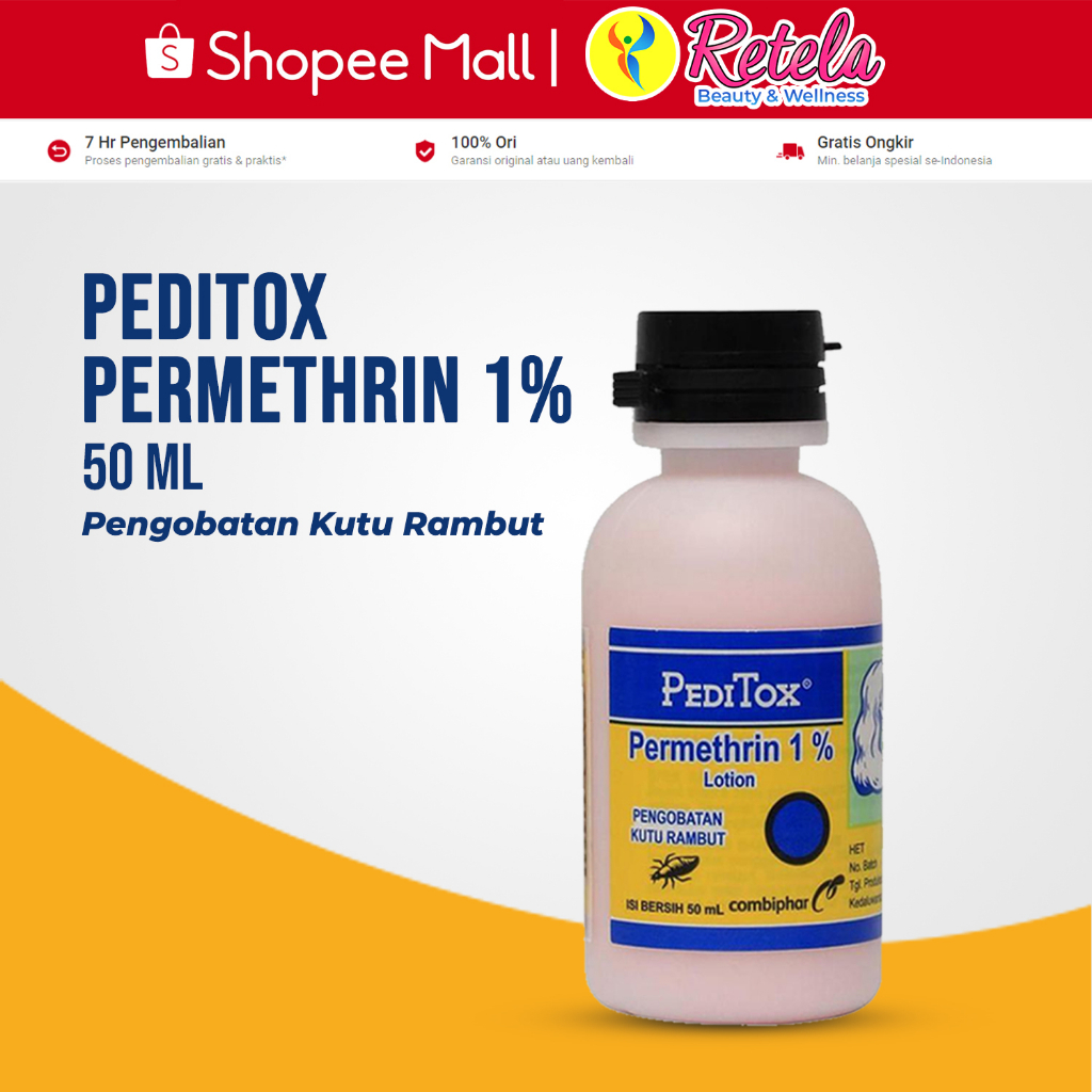 Jual Peditox 50 ml / Penghilang Kutu Rambut / Pembasmi Kutu Rambut ...