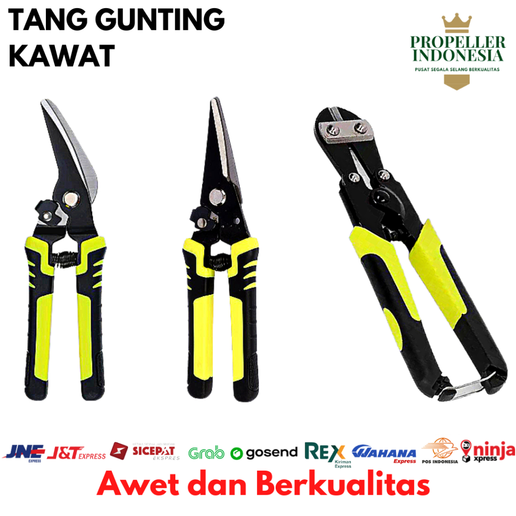 Jual Tang Gunting Kawat Besi Kabel Pemotong Baja Bolt Cutter 8 Inch ...