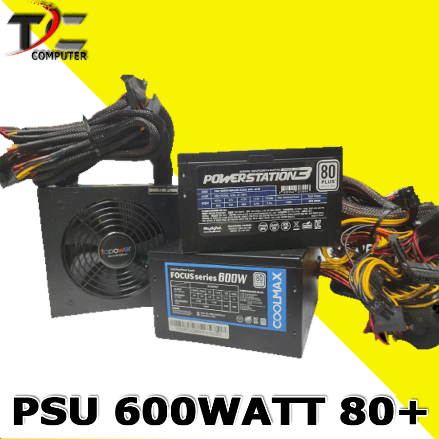 Jual PSU Power Supply 600 Watt 80 PLUS Murah | Shopee Indonesia