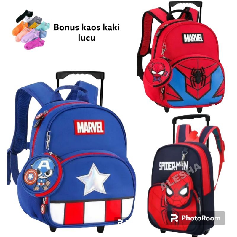Jual DBS TROLLY PREMIUM Tas Ransel Backpack TROLLY Anak TK Paud SD Premium Calipso | Shopee ...