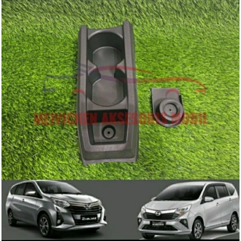 Jual CONSOLE BOX MOBIL CALYA SIGRA MODEL ORIGINAL 2016 - 2022 HITAM ...