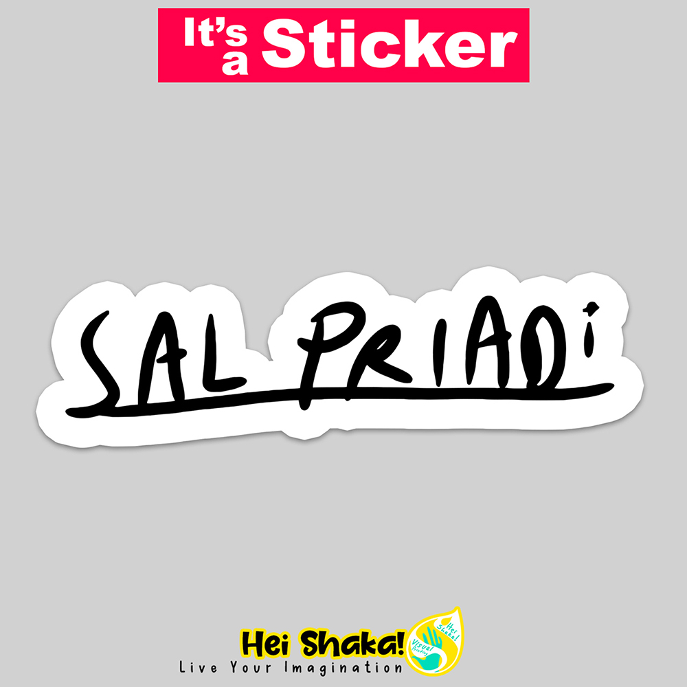 Jual Stiker Sal Priadi Sticker Bahan Vinyl Anti Air | Shopee Indonesia