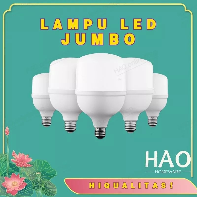 Jual LAMPU LED JUMBO TERANG LAMPU RUMAH 40 WATT ORIGINAL | Shopee Indonesia