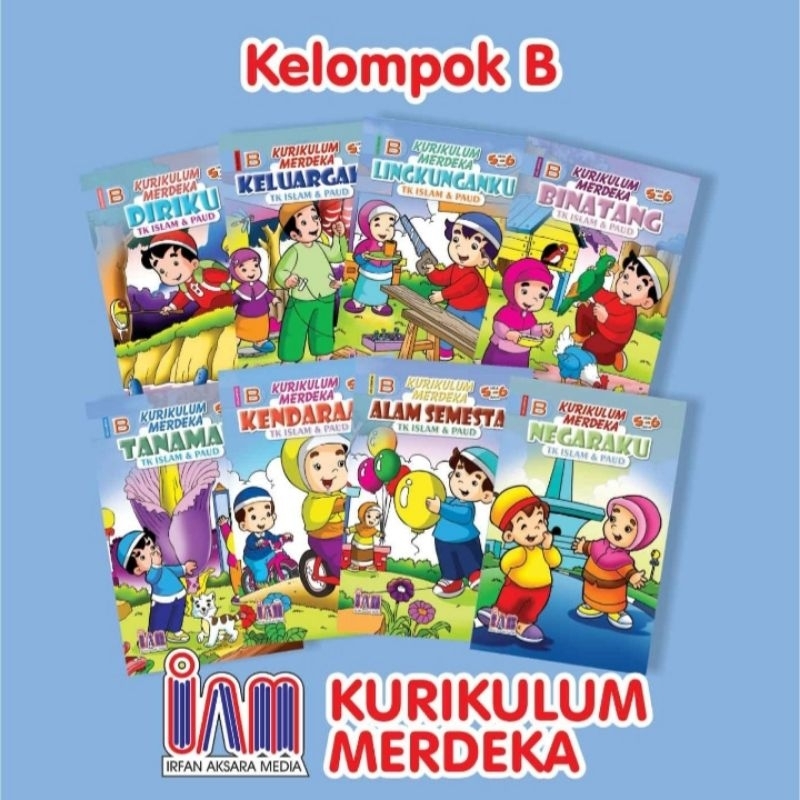Jual Buku Paket Kurikulum Merdeka (islam) TK.A &TK.B - "Free Buku ...