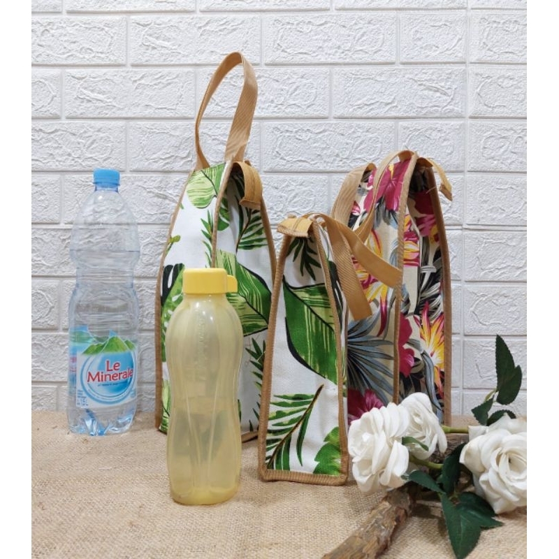 Jual Tas Botol Minum 2 liter Air mineral Penutup Resleting Thermal ...